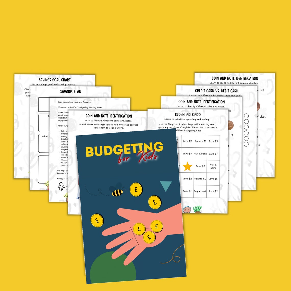 Printable Budgeting Planner Budget Planner for Kids Printable Budget ...