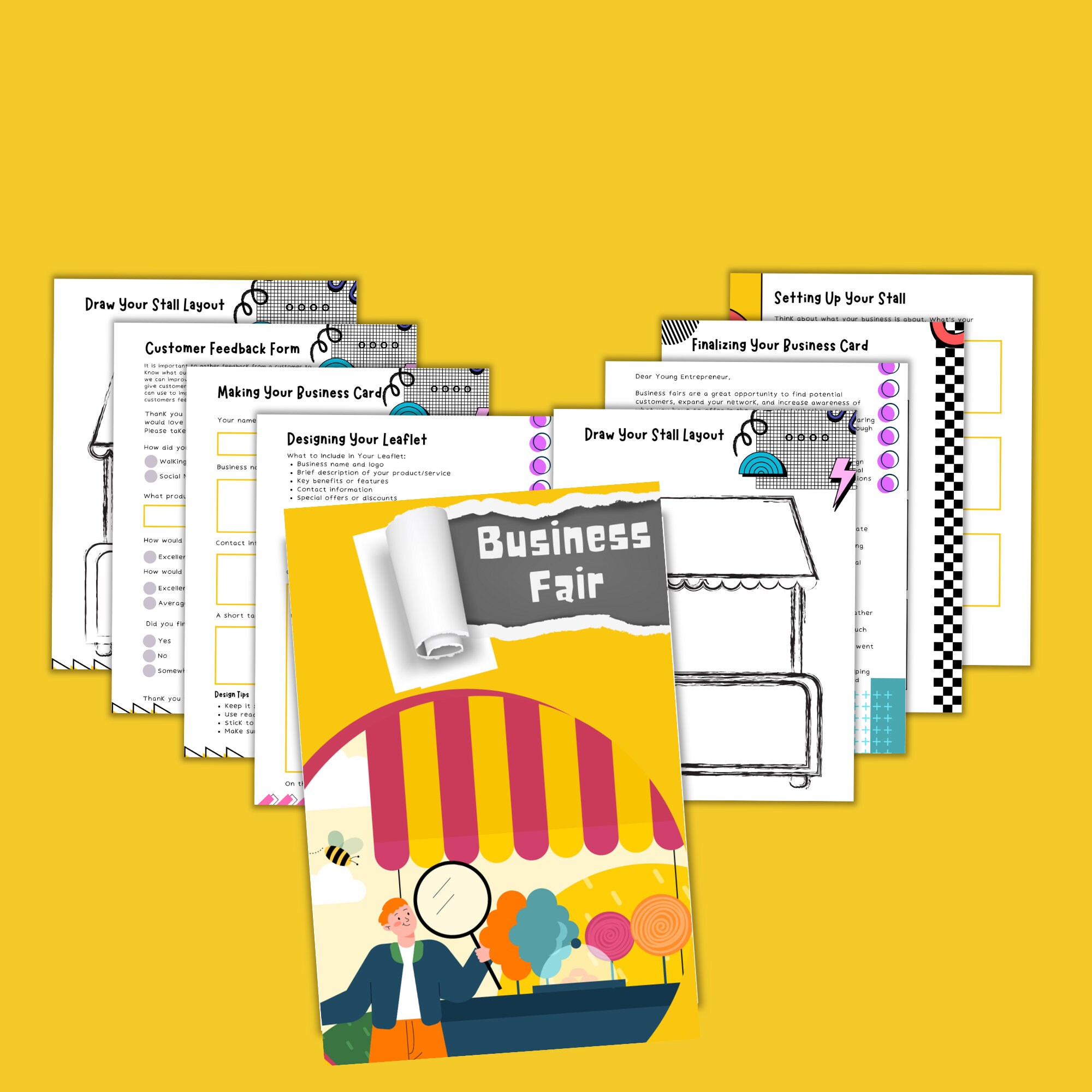 Business Fair Workbook, Young Entrepreneur Books, Business Ideas for ...