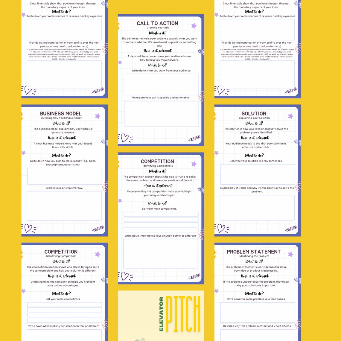 Elevator Pitch | Interactive Business Planner | Startup Business Plan ...