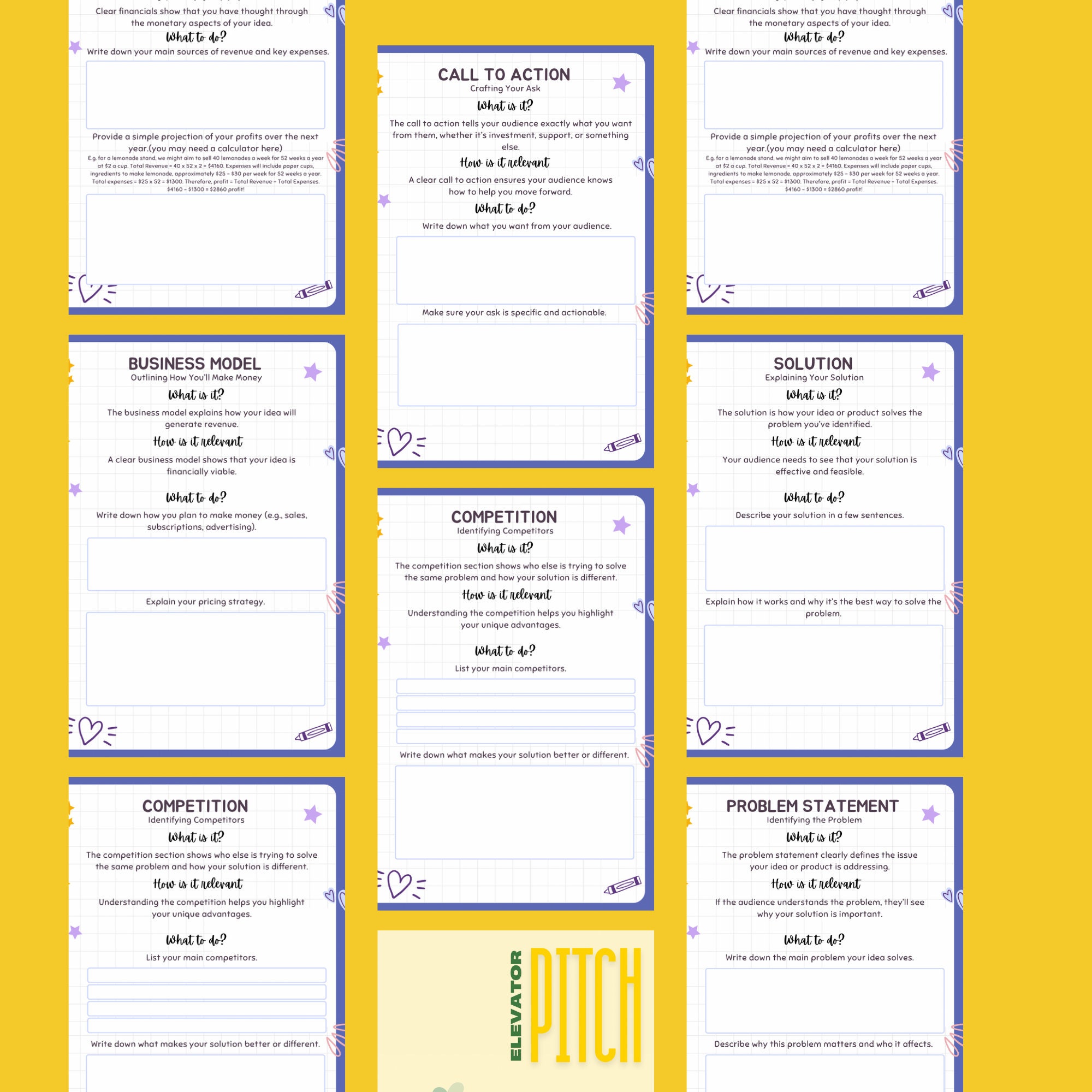 Elevator Pitch | Interactive Business Planner | Startup Business Plan ...