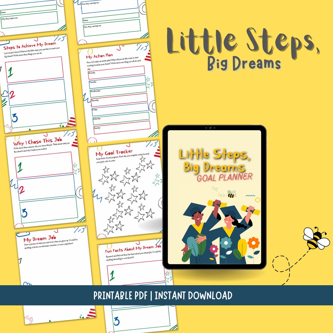 Goal Setting Planner Pages, Goal Planner for Kids, Best Journal Prompts ...