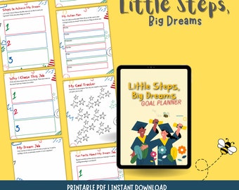 PRINTABLE Goal Setting Seasonal Planner Pages for Kids, Goal Planner ...