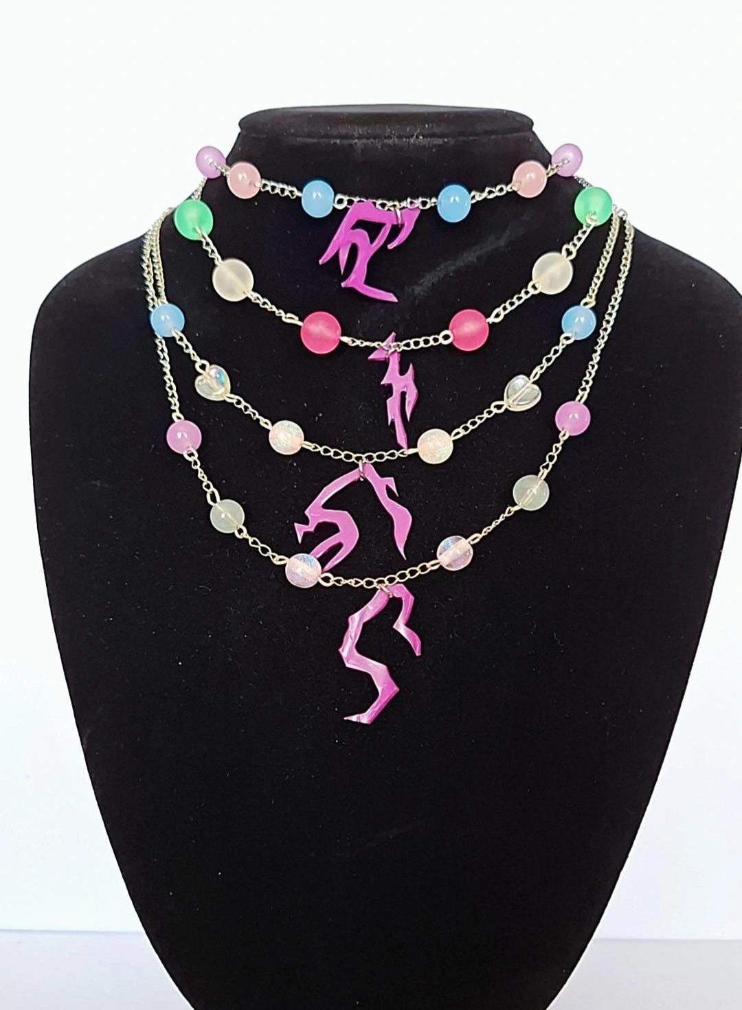 Demon Patterns Necklace - Kpop Demon Hunters - Jinu - Baby - Romance ...