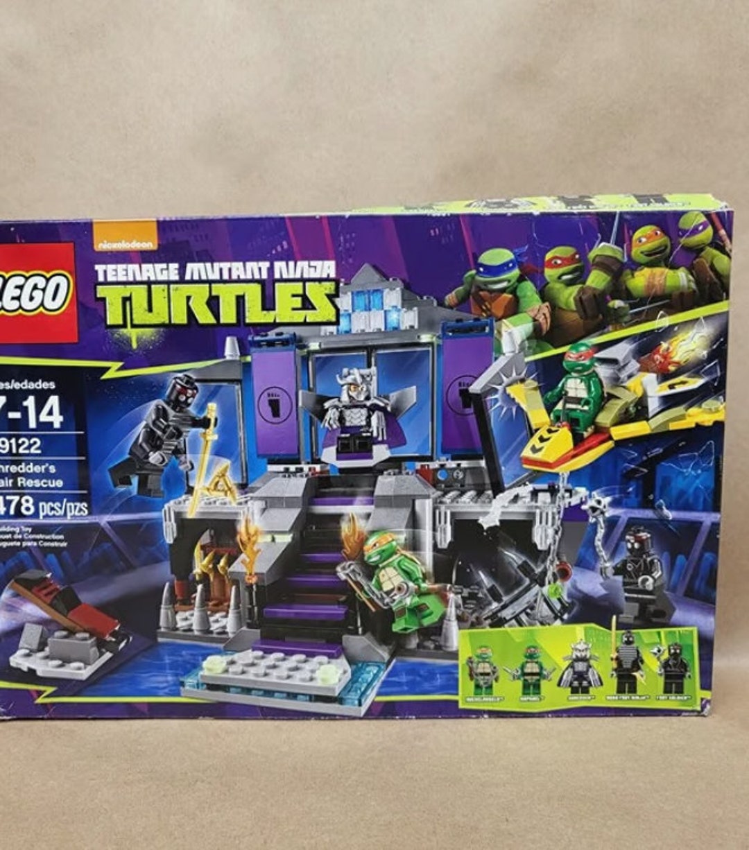 LEGO Teenage Mutant Ninja Turtles Shredders Lair Rescue 79122 , RARE ...