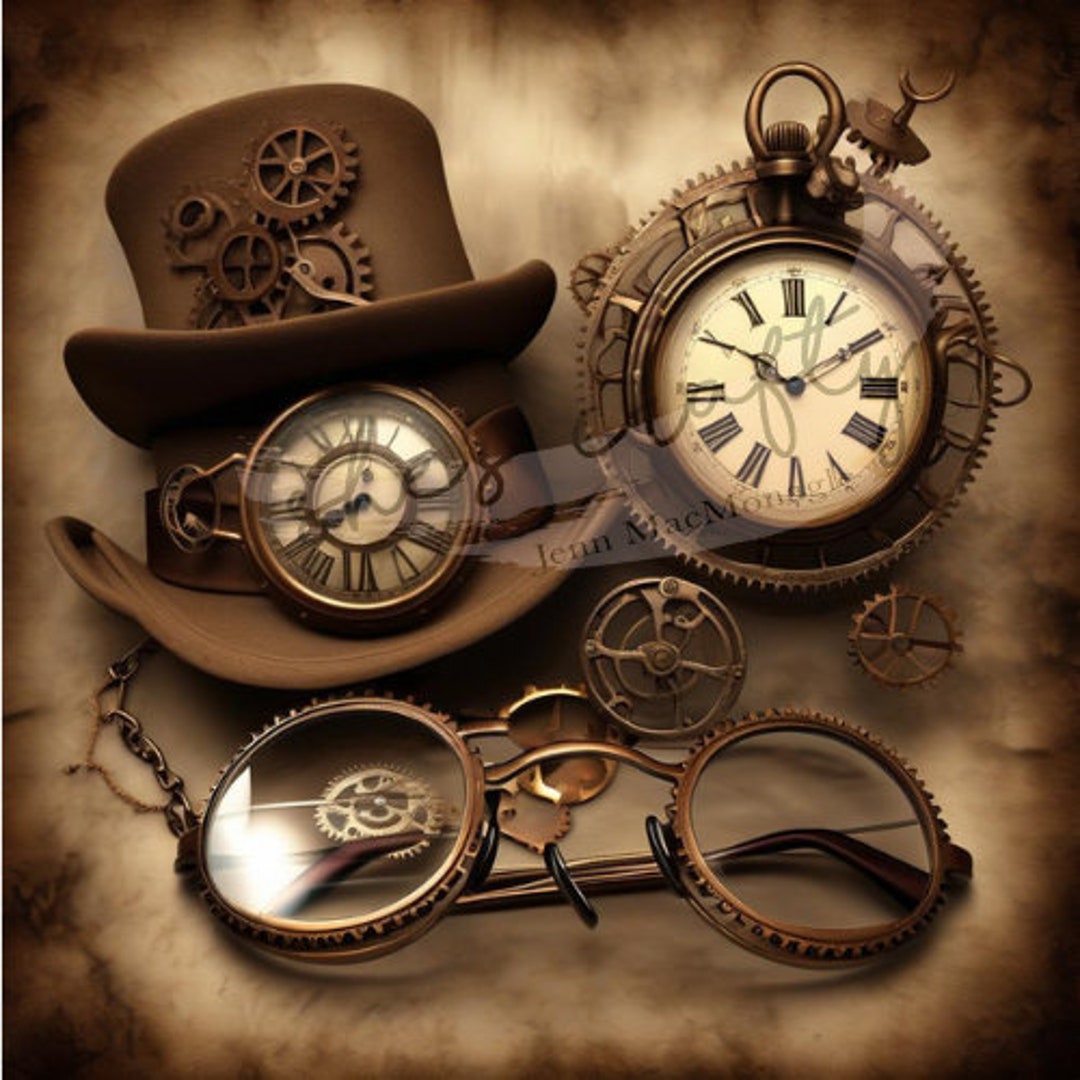 Steampunk Images Digital Download - Etsy