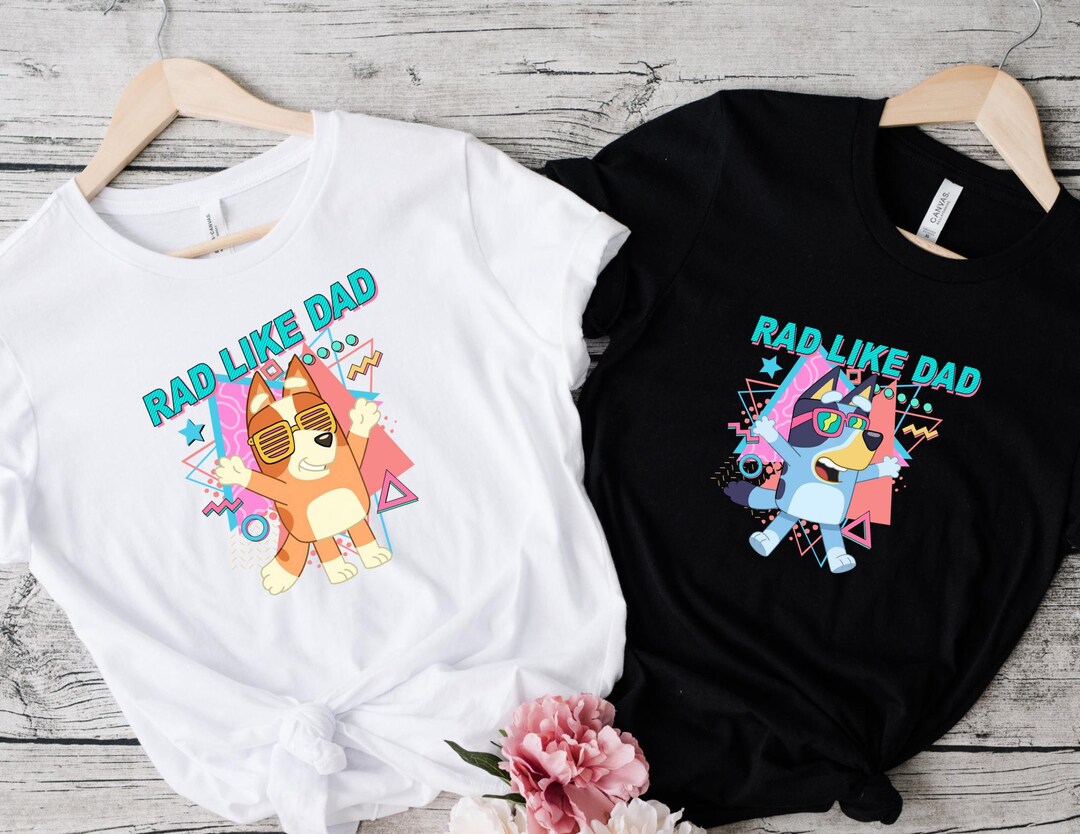 Blue Rad Like Dad Shirt, Blue Dad Shirt, Blue Family Shirt, Gift for ...