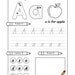 26 Printable Alphabet Letters Worksheets A-Z, Preschool, Kindergarten ...