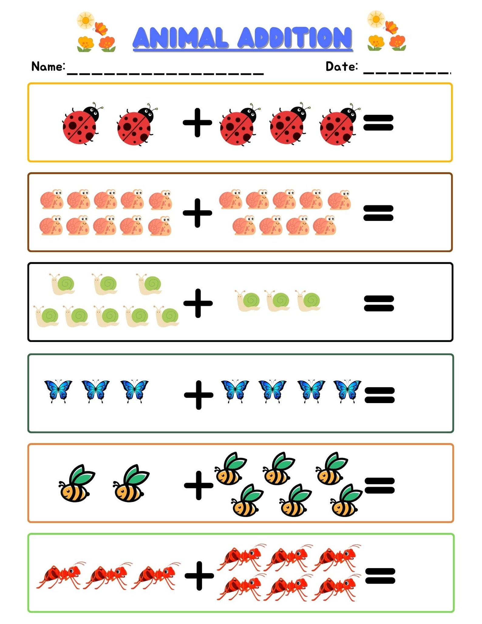 Preschool Math, Beginning Math, Counting, Learning to Add, Preschool ...