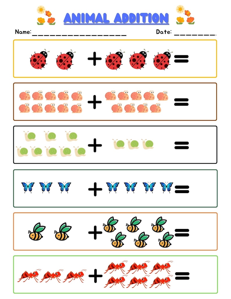Preschool Math, Beginning Math, Counting, Learning to Add, Preschool ...