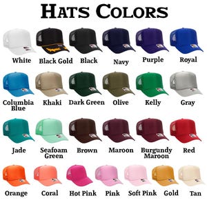 Custom Puff Print Hats, Custom Foam Hats, Custom Mesh Trucker Hats ...