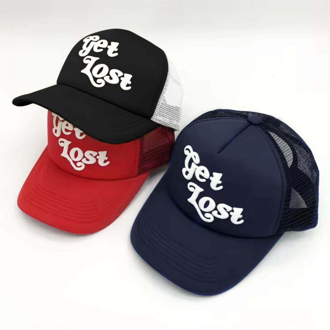 Custom Foam PUFF Print Trucker Hats, Mesh Back Trucker Hats,5 Panel ...