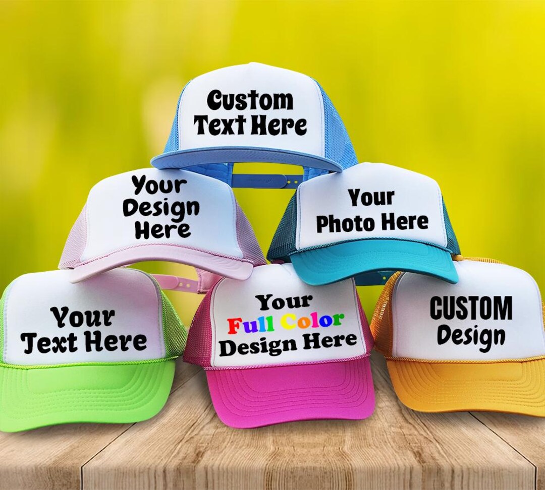 Custom Foam Neon Hat Wholesale, Personalized Trucker Cap Custom ...