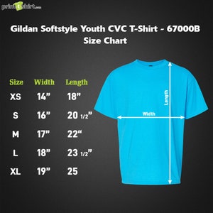 Blank Gildan - Softstyle Youth CVC T-shirt 67000B, Gildan 67000B Youth ...
