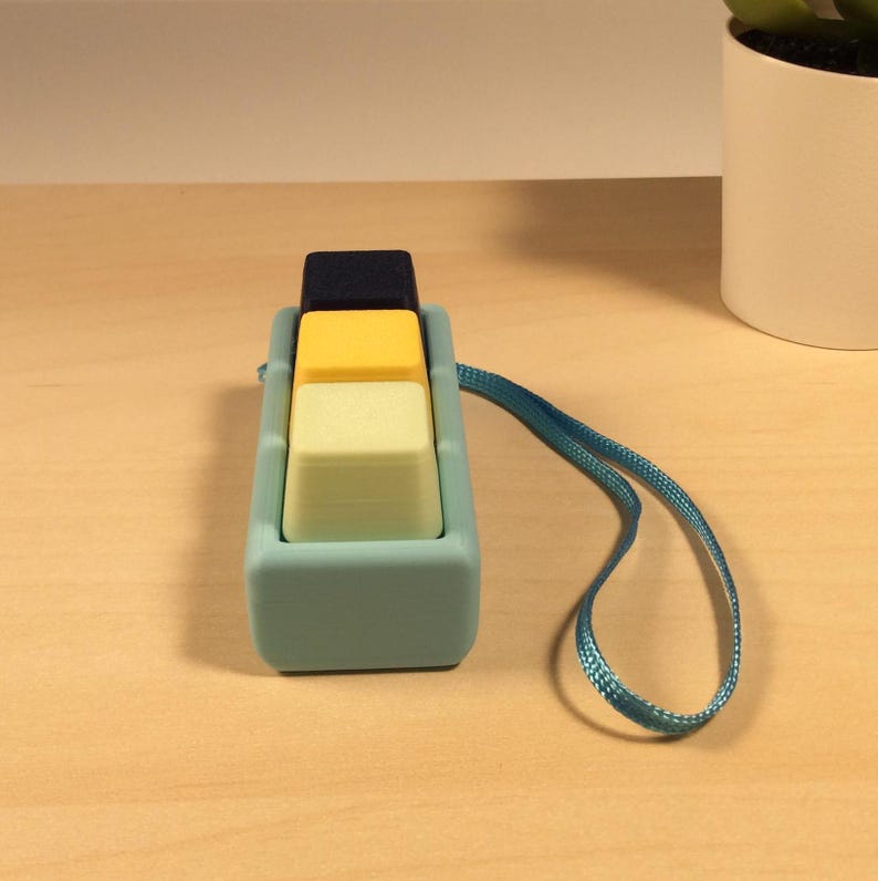 Minimalist Ergonomic Keyboard Fidget With Linear Mechanical Switches ...