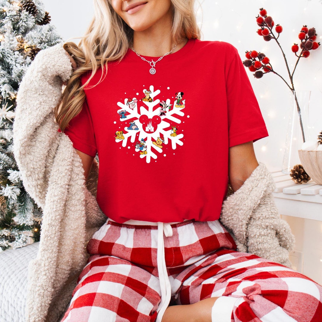 Snowflake Christmas Shirt, Disney Snowflake Shirt, Disney Christmas ...