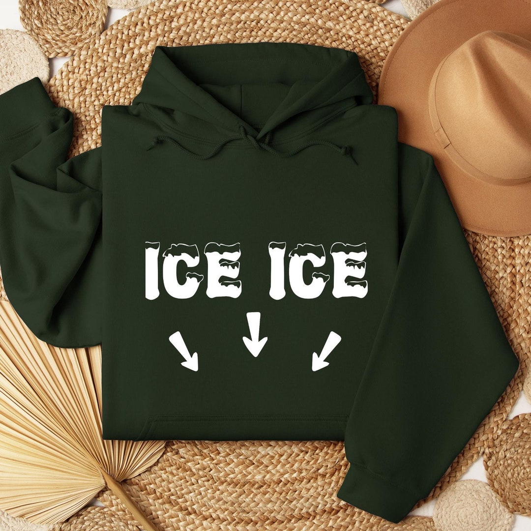 Ice Ice Hoodie, Ice Ice Baby Family Hoodie, for Mom Dad and Baby, Funny ...