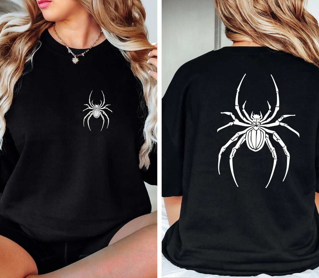 Vintage Spider Graphic Sweatshirt, Pump Cover Spider Sweat, Retro ...