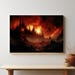 Hellish Fantasy Halloween Wall Decor Red Mount Doom Underworld ...