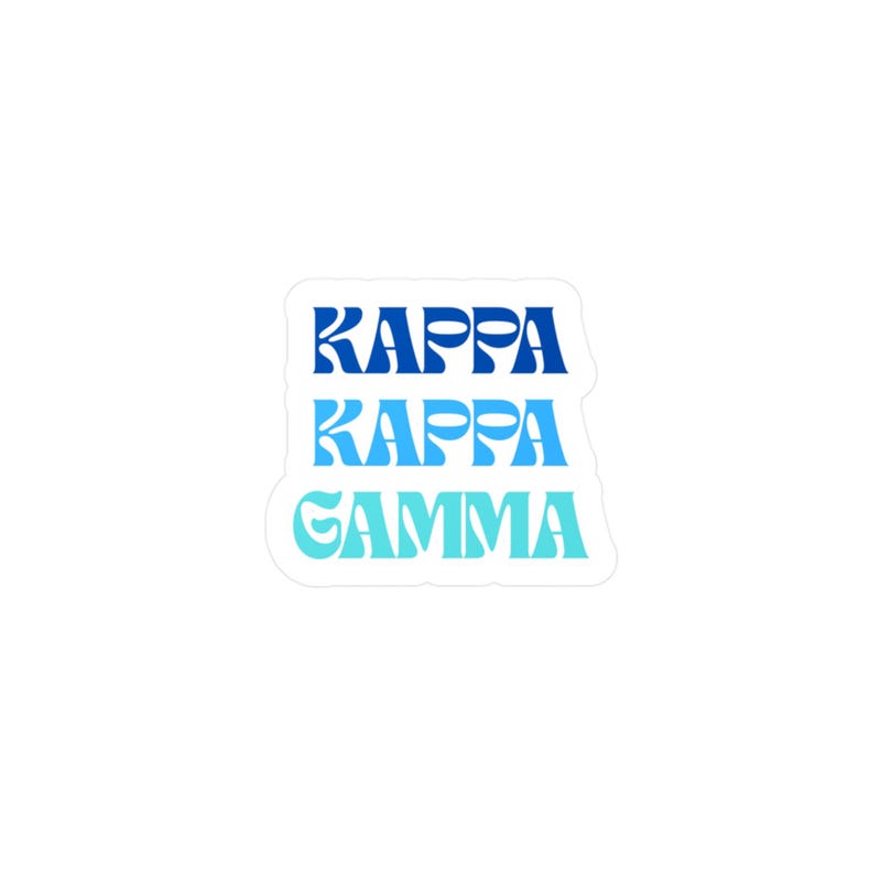 Kappa Kappa Gamma Sticker - Etsy