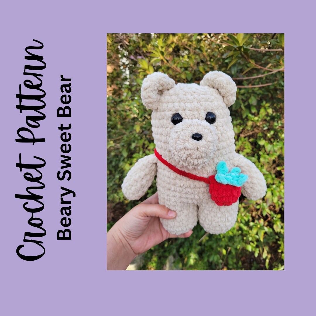 Beary Sweet Bear Crochet Pattern, Digital Downloads, Crochet Pattern - Etsy