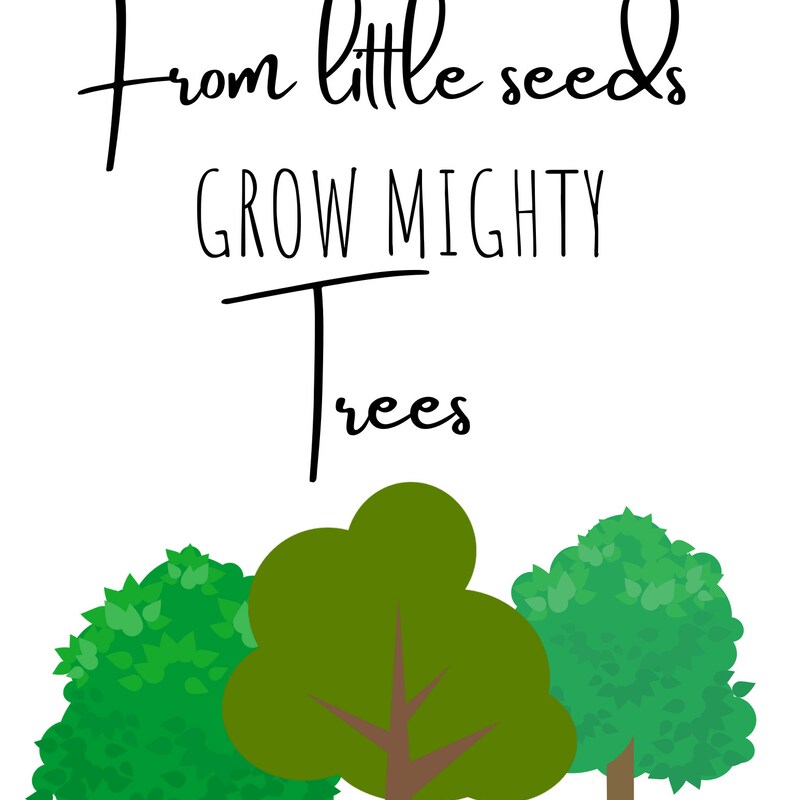 Grow Mighty Trees - Etsy