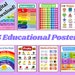 Set of 15 Educational Poster, Digital Download, Homeschool Prints ...