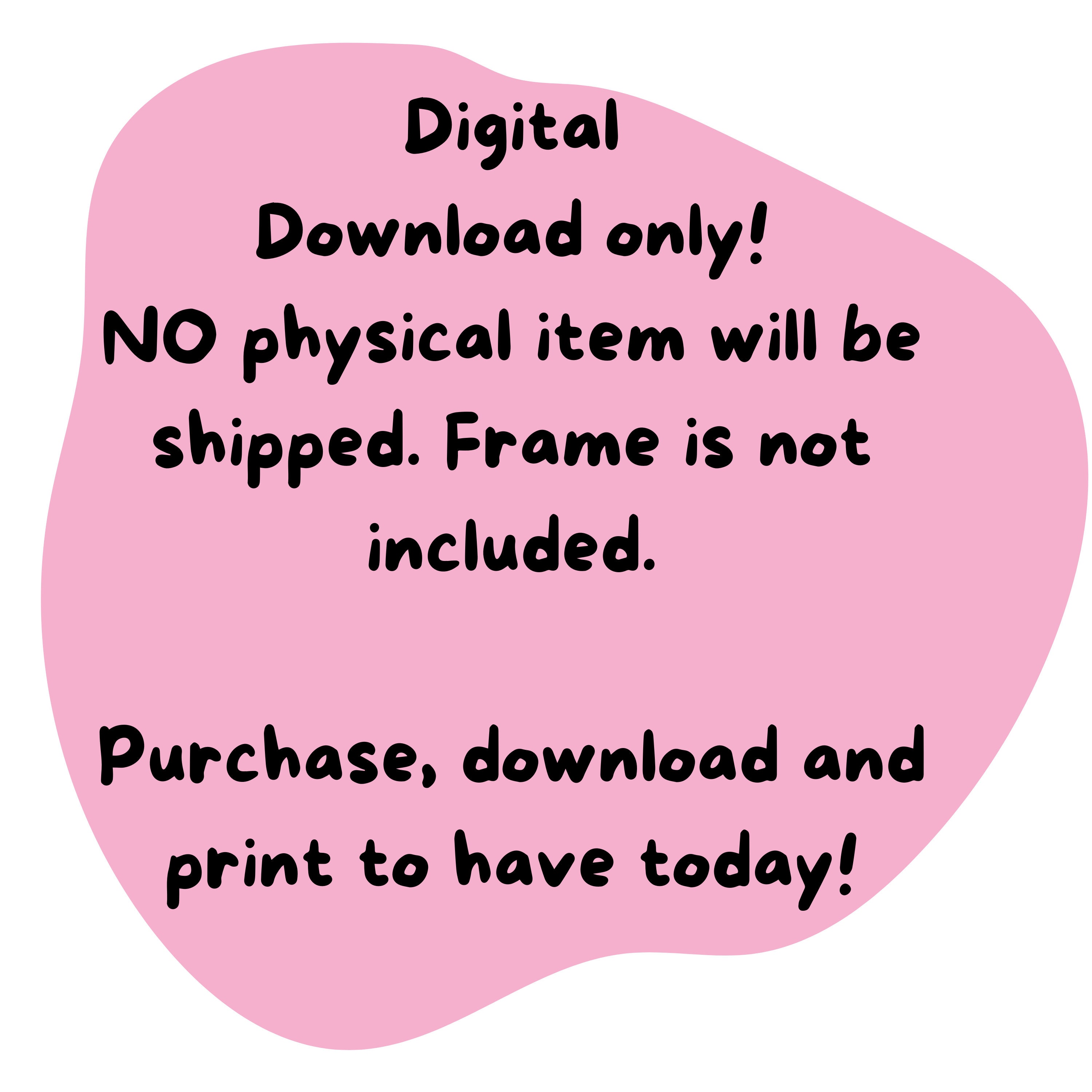 Numbers 1-10 Educational Poster, Digital Download, Homeschool Prints ...