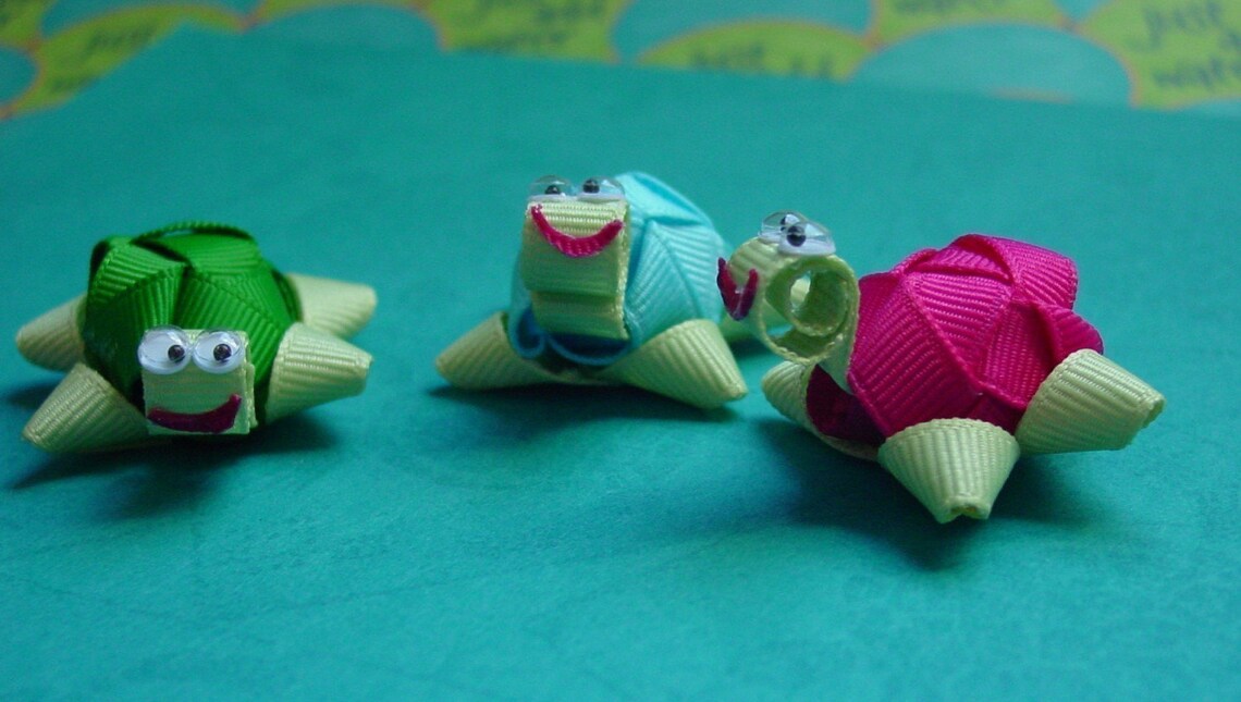 How to Make Woven Turtle Ribbon Sculpture Instructions E-book - Etsy