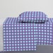 Farmhouse Sheet Set in Polka Dot Blue and Purple, Mid Century Bedding ...