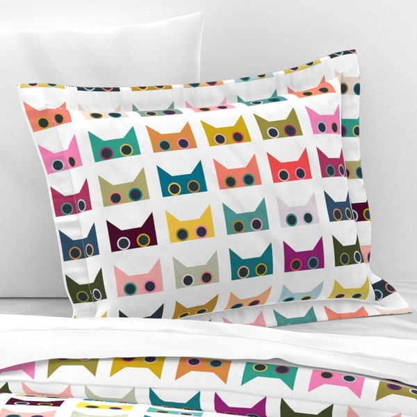 Cat Pillowcase - Etsy