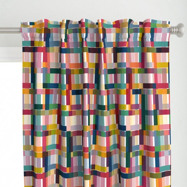 Colorful Curtains - Etsy