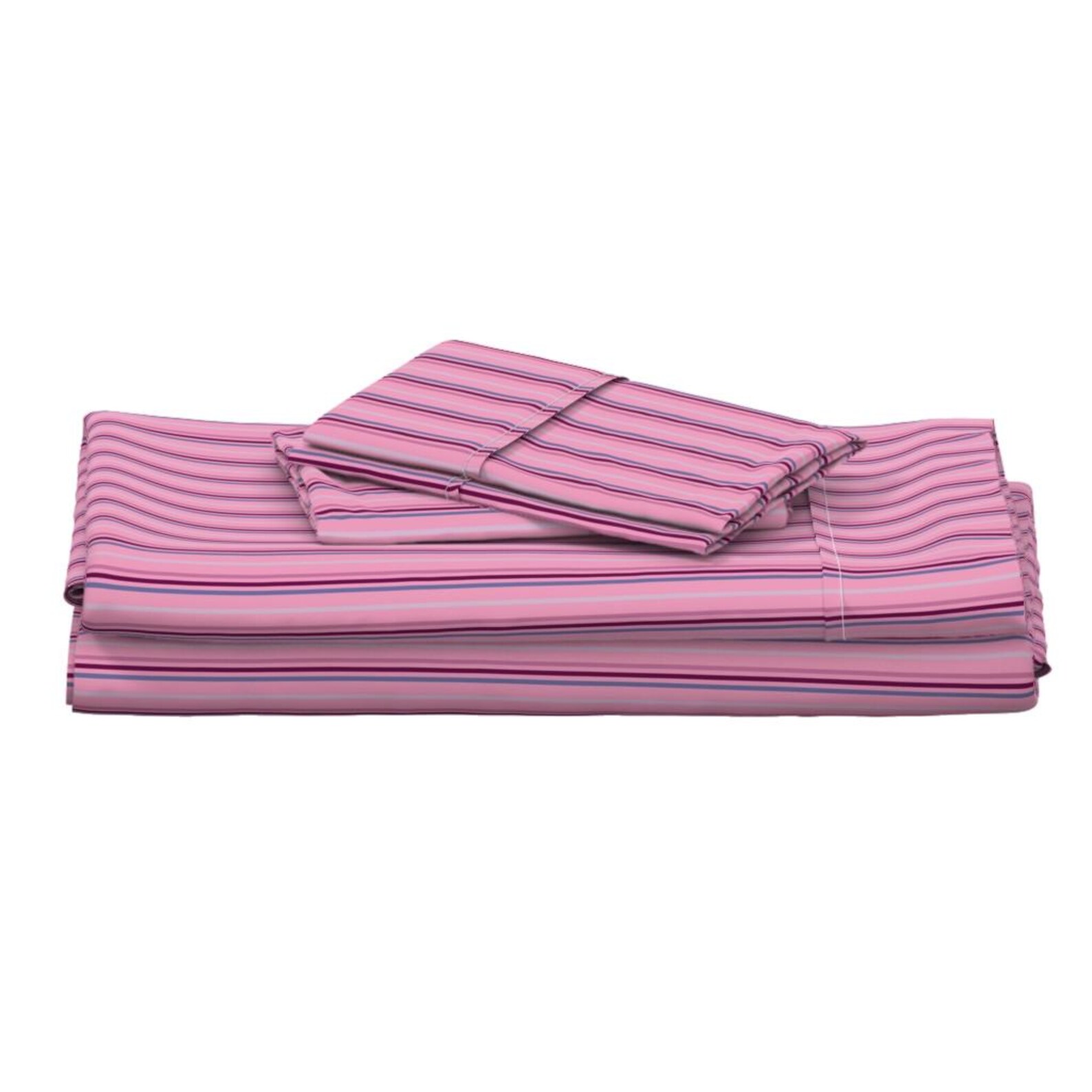 Victoria Bright Bohemian Kids Pink Striped Sheets for Bedroom - Etsy