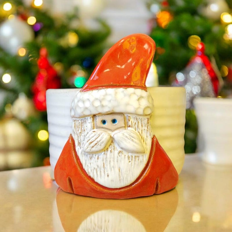 Santa Cereal Bowls - Etsy