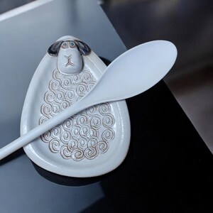 Sheep Spoon Rest. Handmade Pottery. Perfect for Anyone Who Loves Sheep ...