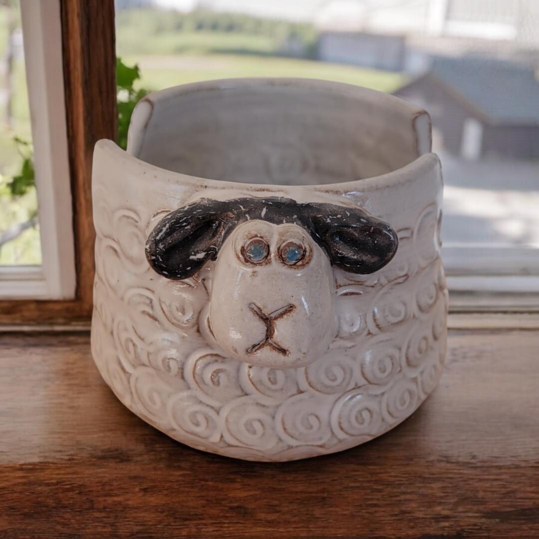 Sheep Sponge Holder. Wooliam is His Name. Handmade Pottery. - Etsy