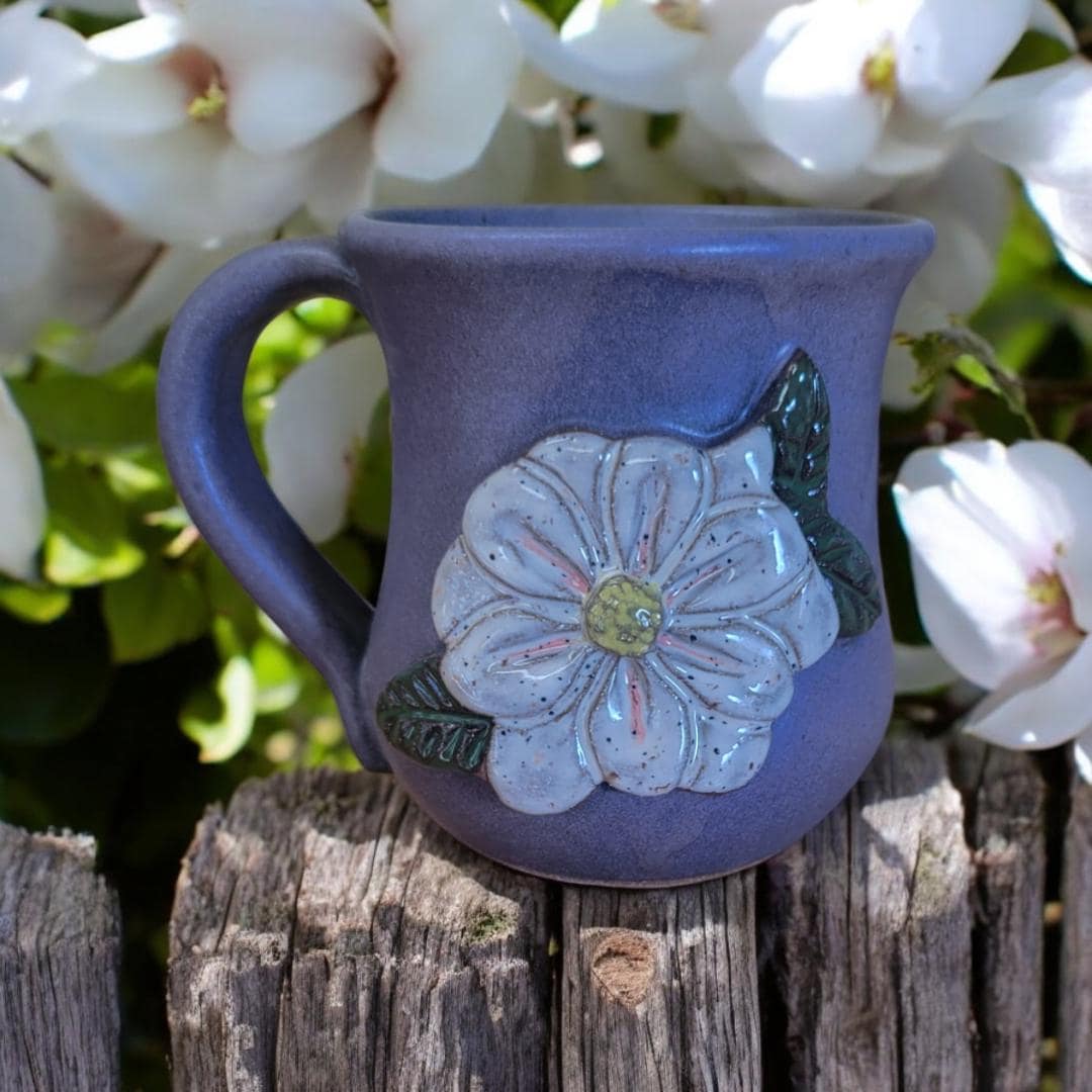 Magnolia Mug. Handmade Pottery. Perfect Gift for Anyone Who Loves ...