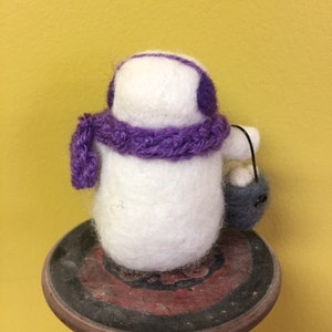Snowman With a Bucket of Snowballs - Etsy