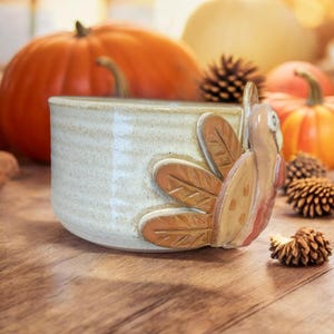 Handmade Pottery Turkey Bowl Great for Thanksgiving Dip! - Etsy