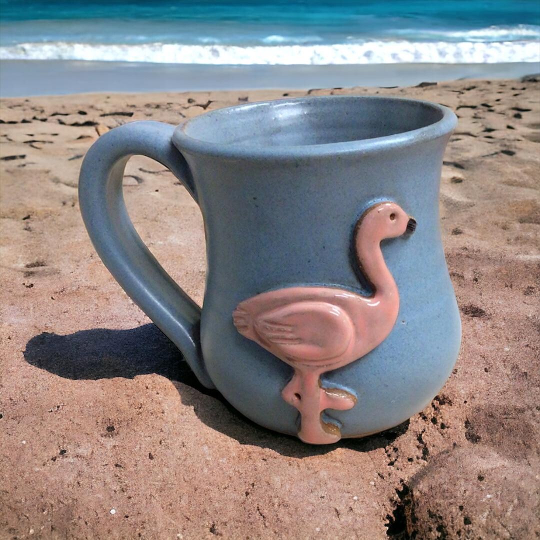 Flamingo Mug. Handmade Pottery. Perfect Gift for Anyone Who Loves ...