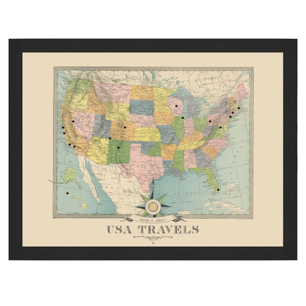 Usa Map - Etsy