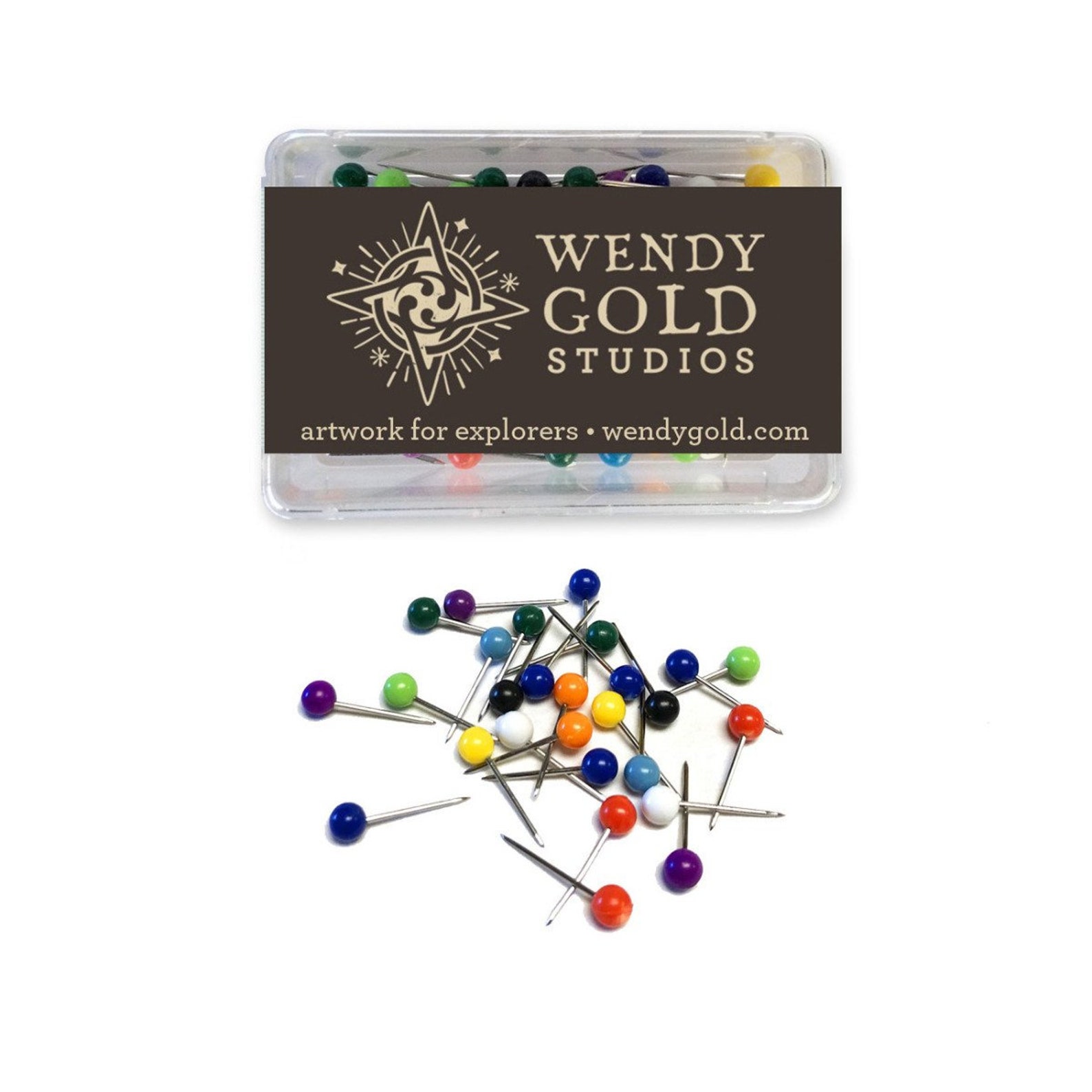 100 Push Pins for Use With Push Pin Maps or Push Pin Globes | Etsy