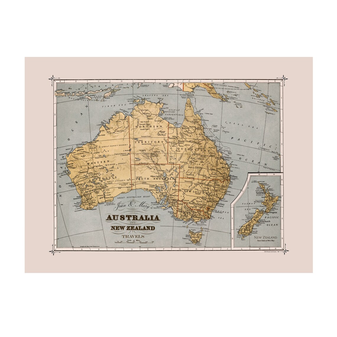 Personalized Australia Travels Push Pin Map Australia Map - Etsy