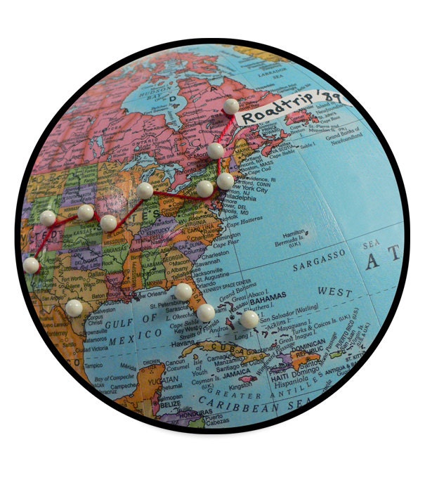 Travel Push Pin Kit for Use on Maps and Globes | Etsy