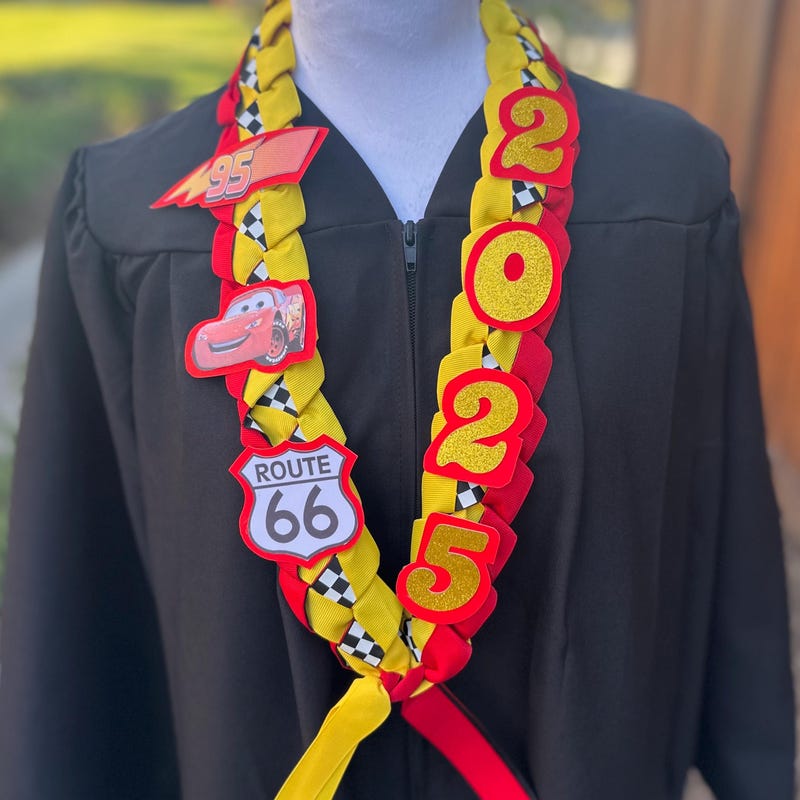 Graduation Lightning Mcqueen - Etsy