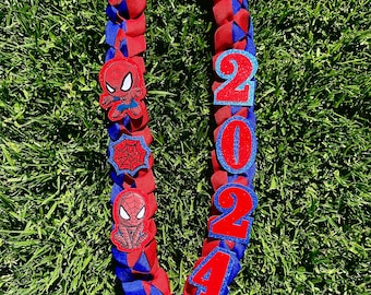 Spiderman Graduation Lei - Etsy