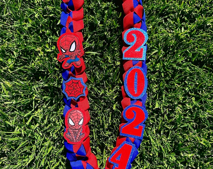 Spiderman Graduation Lei - Etsy