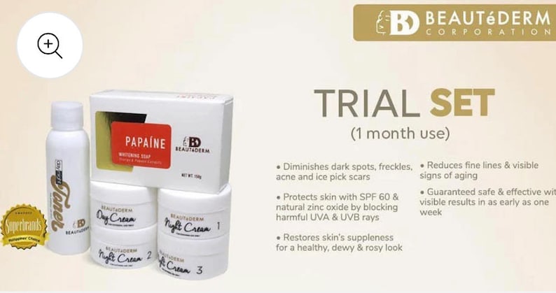 Beautederm,trio Sets Serum, Beauty Sets, Skin Care, Facial Care - Etsy