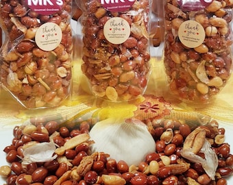 Filipino Roasted Garlic Peanuts | Adobong Mani | Authentic Filipino ...