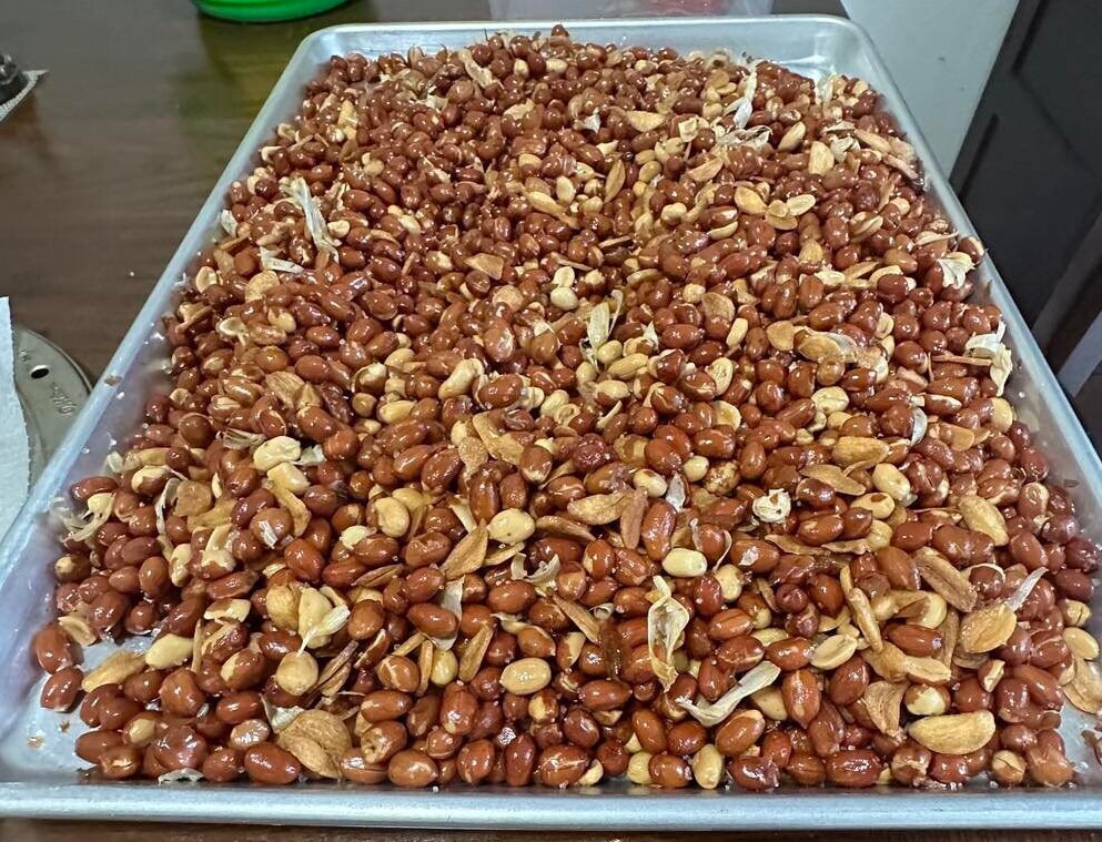 Garlic Roasted Peanuts, Homemade Snacks - Etsy