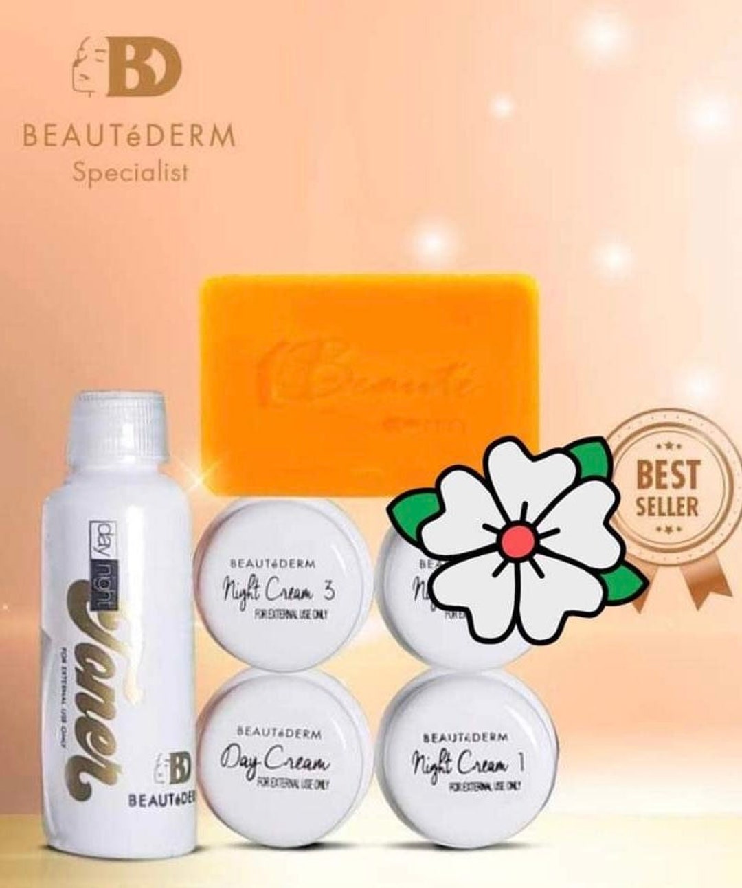 Beautederm,trio Sets Serum, Beauty Sets, Skin Care, Facial Care - Etsy